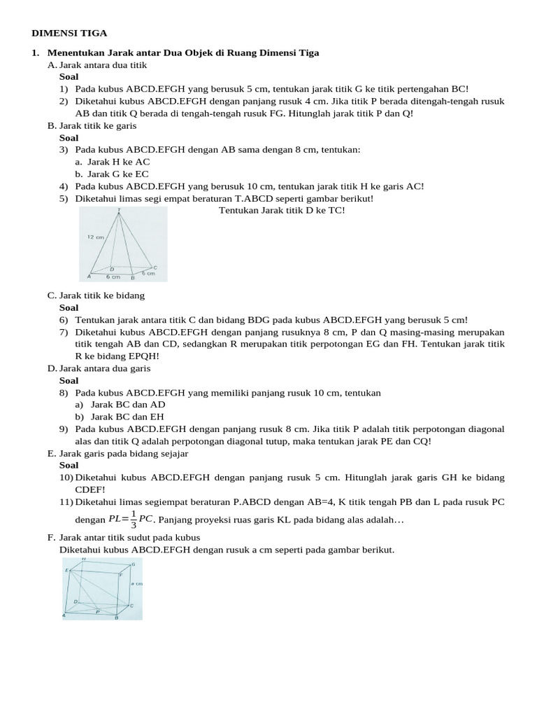 DIMENSI TIGA Part 1 | PDF