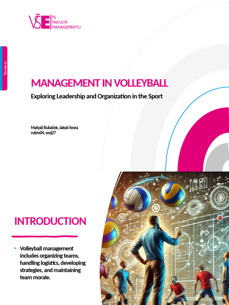 Management in Volleyball 1 | PDF