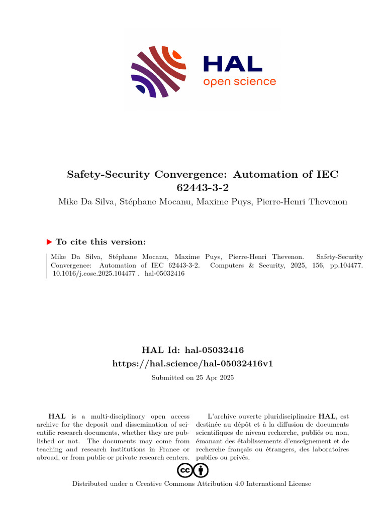Automating IEC 62443-3-2 Risk Assessment | PDF | Risk | Programmable ...