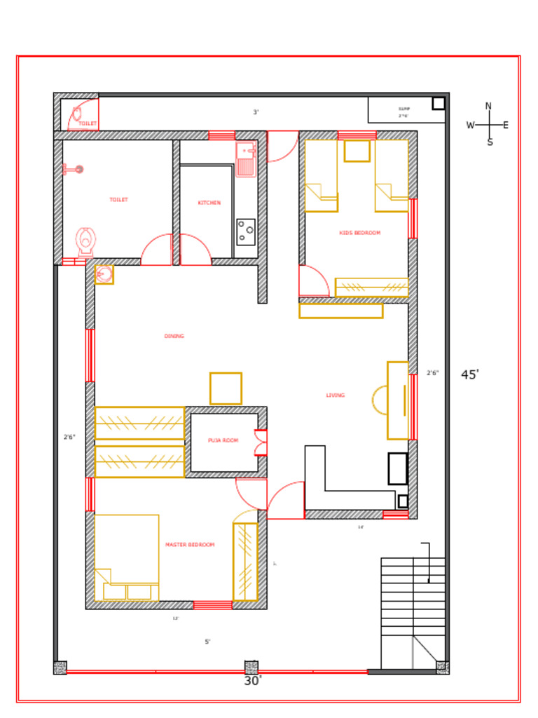 MR - Mithun Floor Plan 1 | PDF