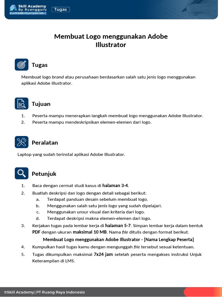 Cara Membuat Logo di Adobe Illustrator | PDF