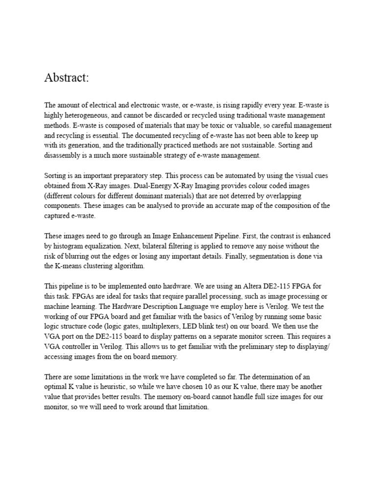 PS 1 - MIDSEM Project Report | PDF | Field Programmable Gate Array ...