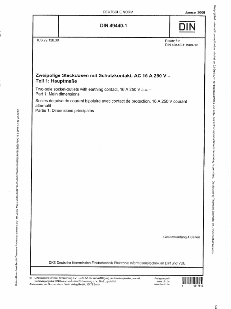 Din 49440 | PDF