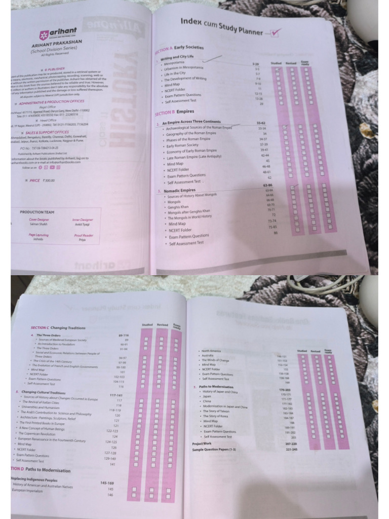 History All in One Class 11 | PDF