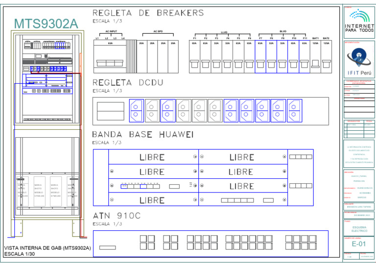 Cad Hu00151 Parisa Esquema Electrico e 01 | PDF | Telecomunicaciones ...
