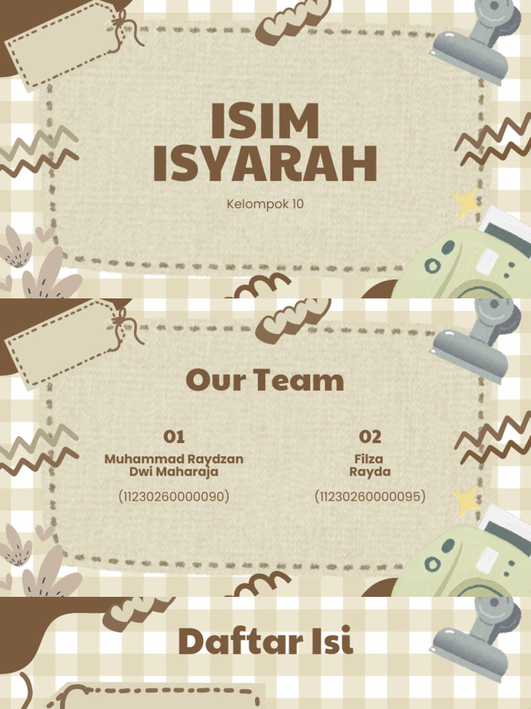 Pengertian dan Macam Isim Isyarah | PDF