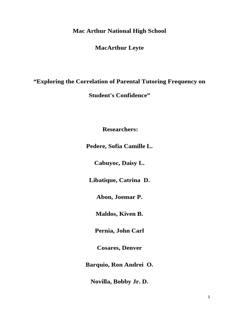 Final Research | PDF | Survey Methodology | Statistics