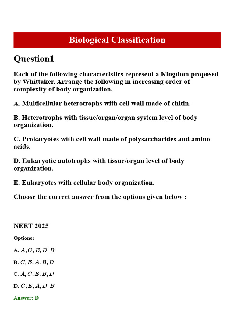 Biological Classification and Taxonomy Insights | PDF | Hominidae ...