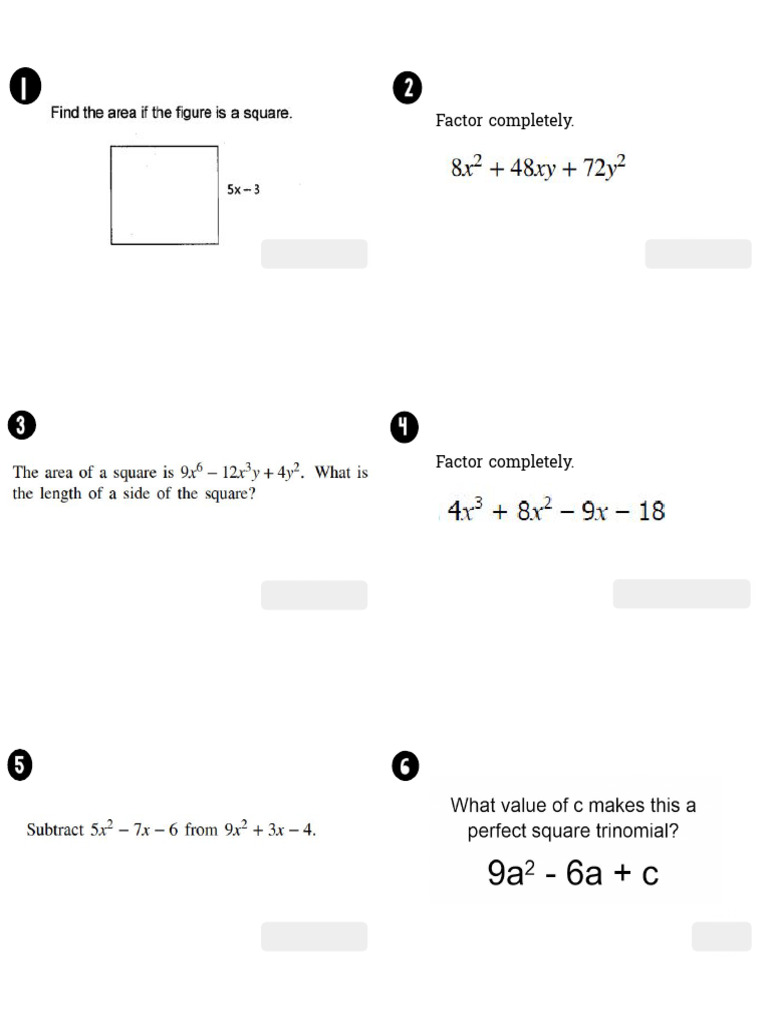 Manohar Danavulapati - Factoring Classwork | PDF