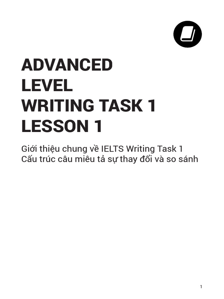 Advanced Writing 1 Lesson 1 | PDF