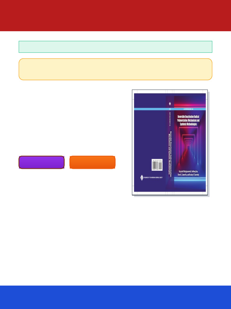 Reversible Deactivation Radical Polymerization - Mechanisms and Synthetic Methodologies ...