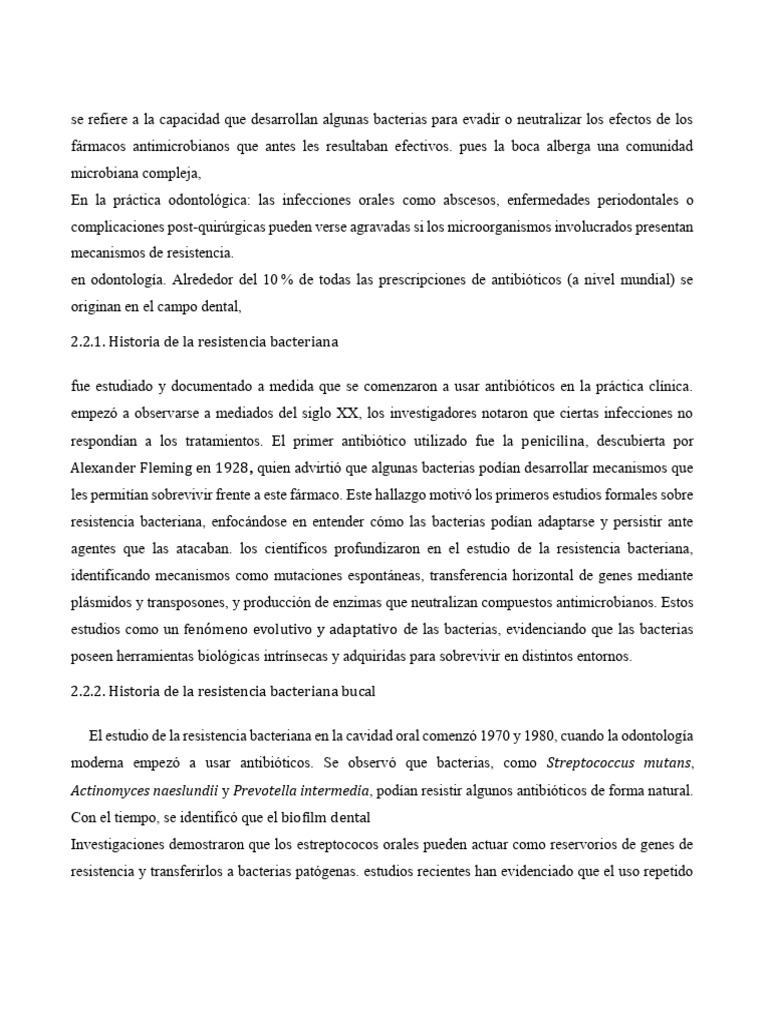 Resistencia Bacteria | PDF | Resistencia antimicrobiana | Las bacterias