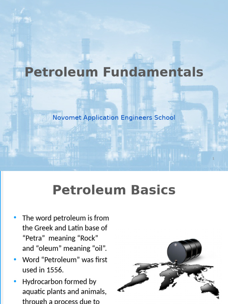 Petroleum Fundamentals Overview | PDF | Petroleum Reservoir | Petroleum