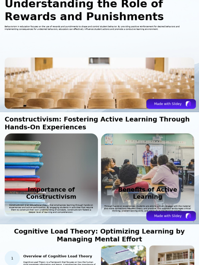 Educational Theories and Practices Overview | PDF | Constructivism ...