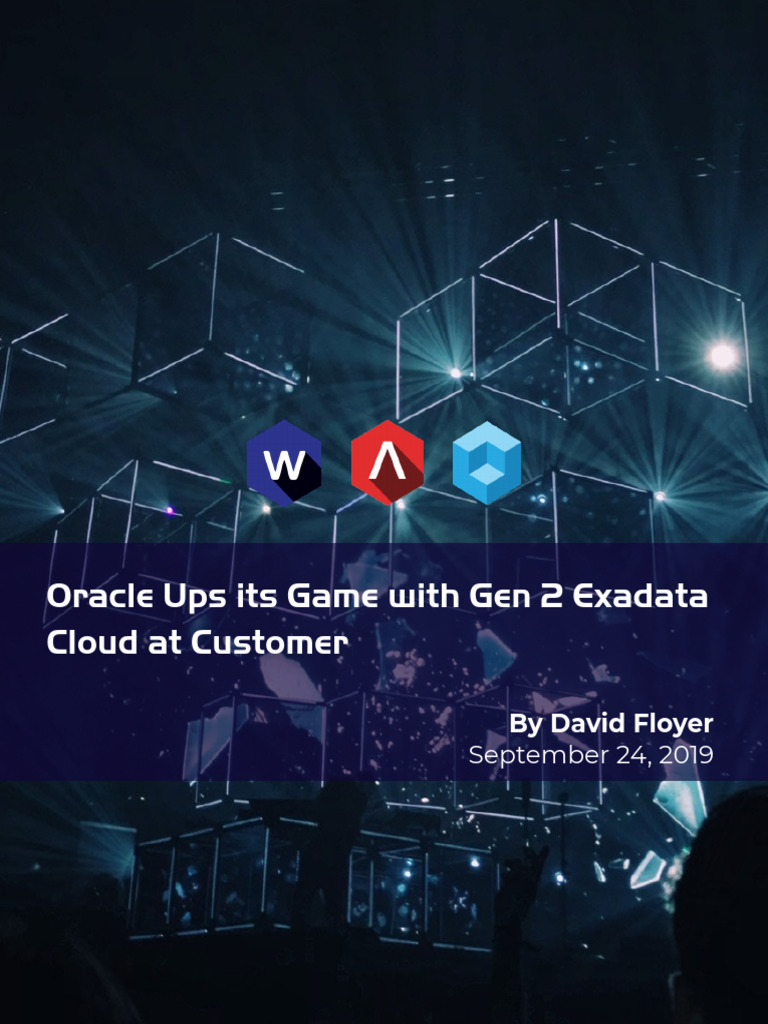 Wikibon Oracle Gen 2 Exacc Bus Value Analysis | PDF | Cloud Computing ...