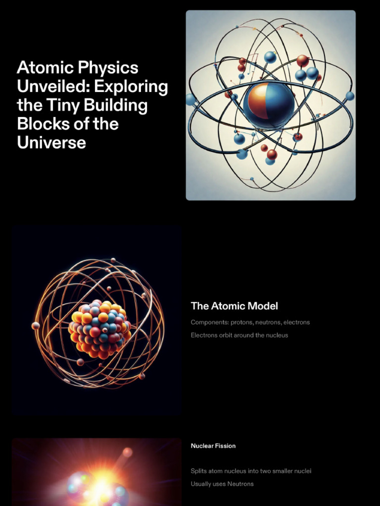 IGCSE Atomic Physics Student Presentation | PDF