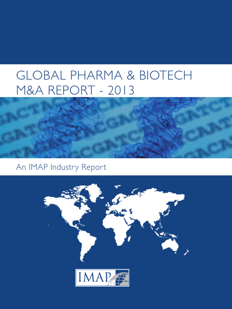 Imap Global Pharma Biotech M A Report 1 | PDF | Mergers And ...