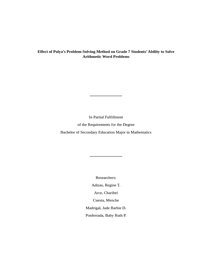 Research Paper 2.0 | PDF | Standard Deviation | Effect Size