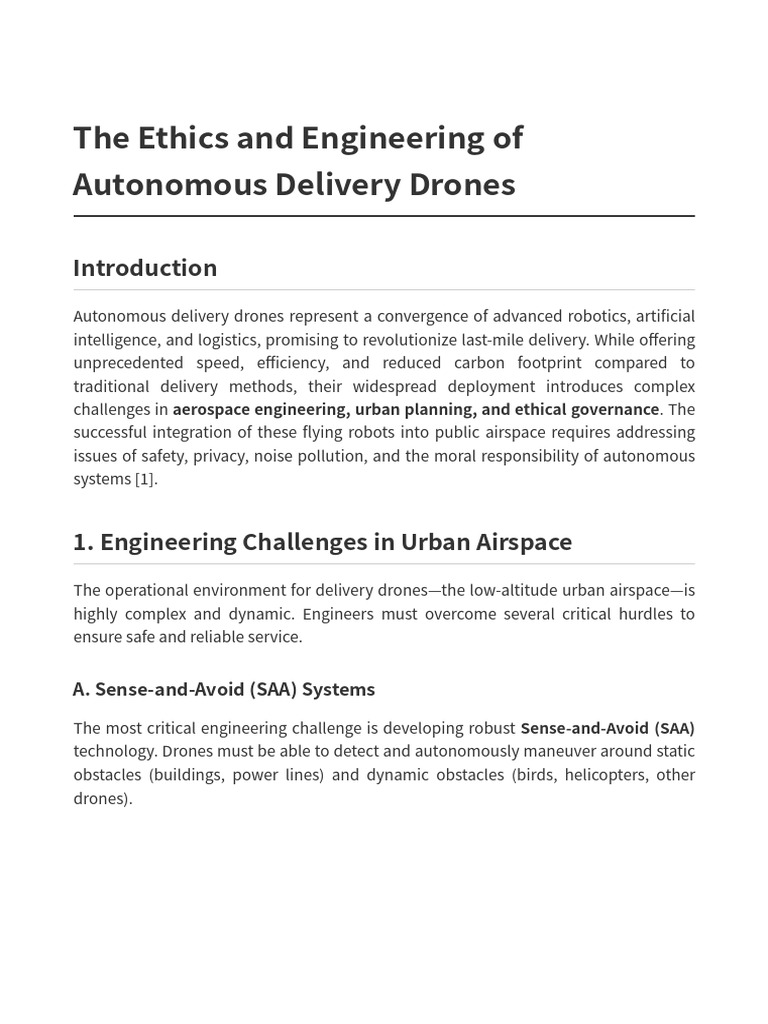 Document 12 Drone Ethics | PDF | Unmanned Aerial Vehicle | Lidar