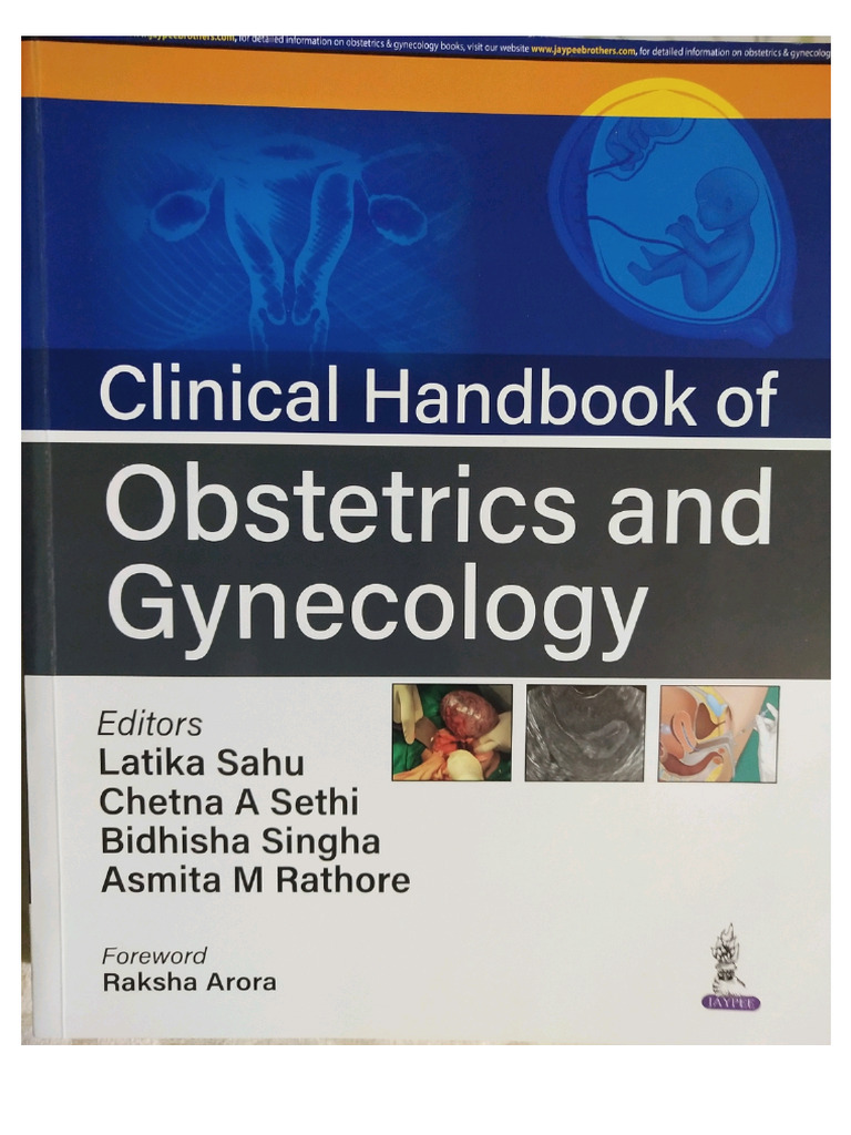 Clinical Handbook of Obstetrics Gynecology | PDF