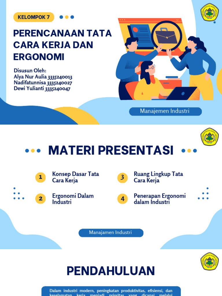 Mi Kel. 7 Kelas b - Tata Cara Kerja Dan Ergonomi_20251126_161320_0000 | PDF