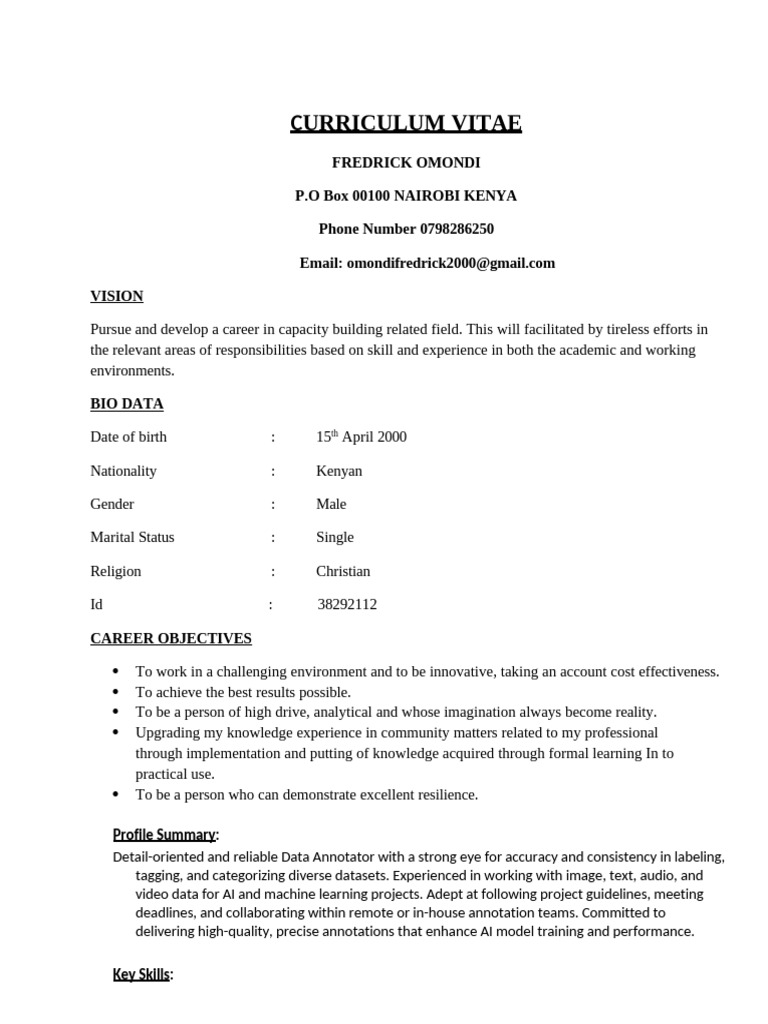 Fred CV-xIOlJnZ35Ce0ilry404A4no6 | PDF | Artificial Intelligence ...
