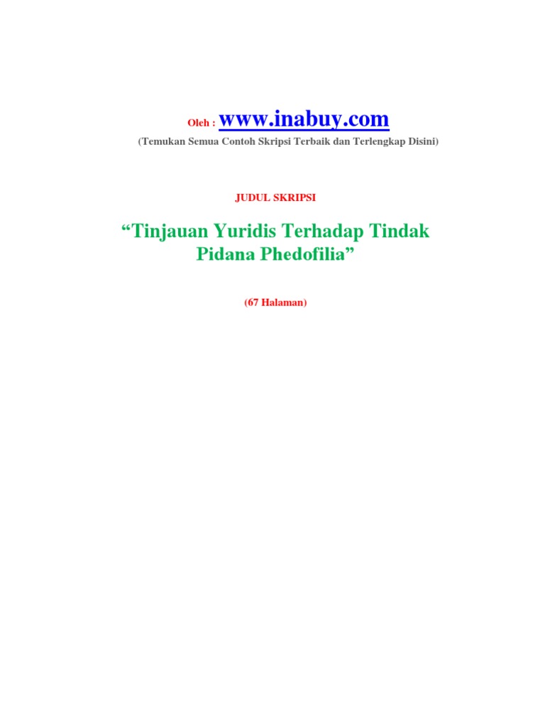 Contoh Skripsi Hukum Pidana Empiris Judul Skripsi Hukum Pidana Tentang ...