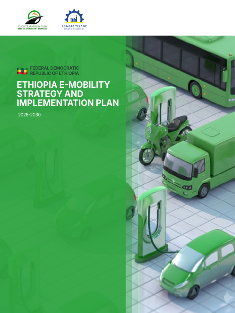 Ethiopia E-Mobility Strategy 2025-2030 | PDF | Electric Vehicle ...