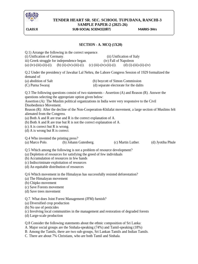 Std x Social Sci Diwali+Chhath Hhw | PDF