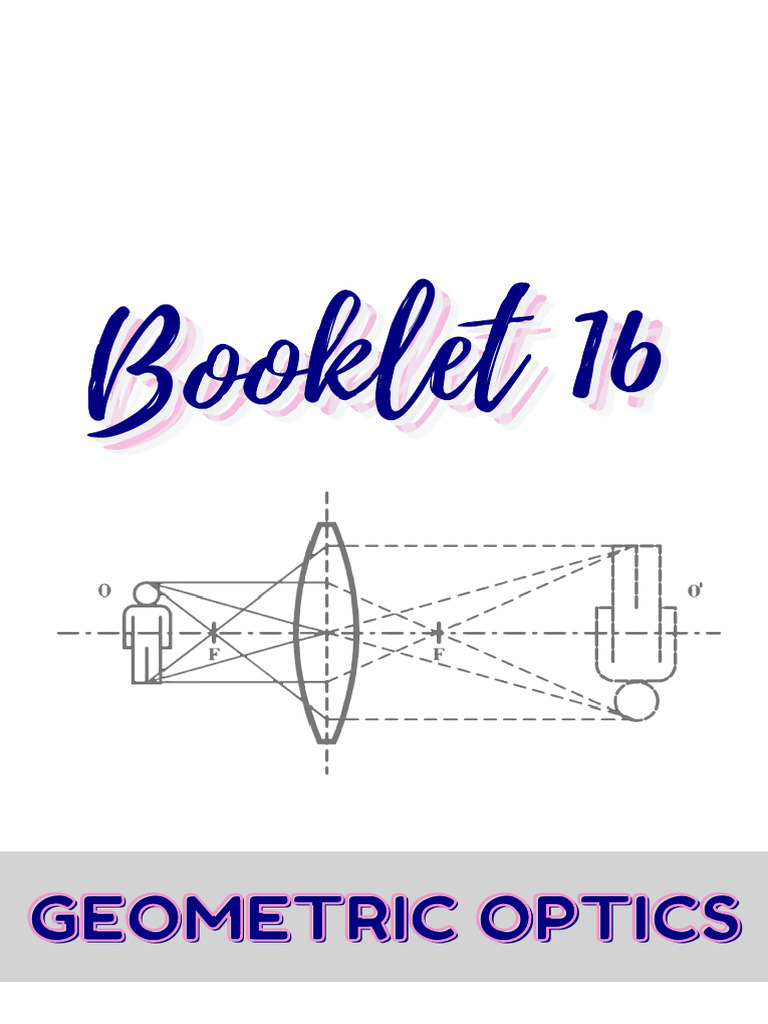 Booklet-2 in Waves and Optics The Bending of Light | PDF | Light | Optics