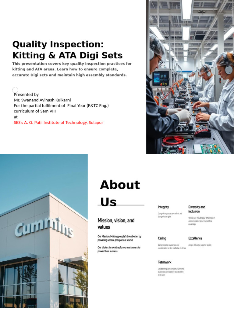 Quality Inspection Kitting and ATA Digi Sets PDF | PDF