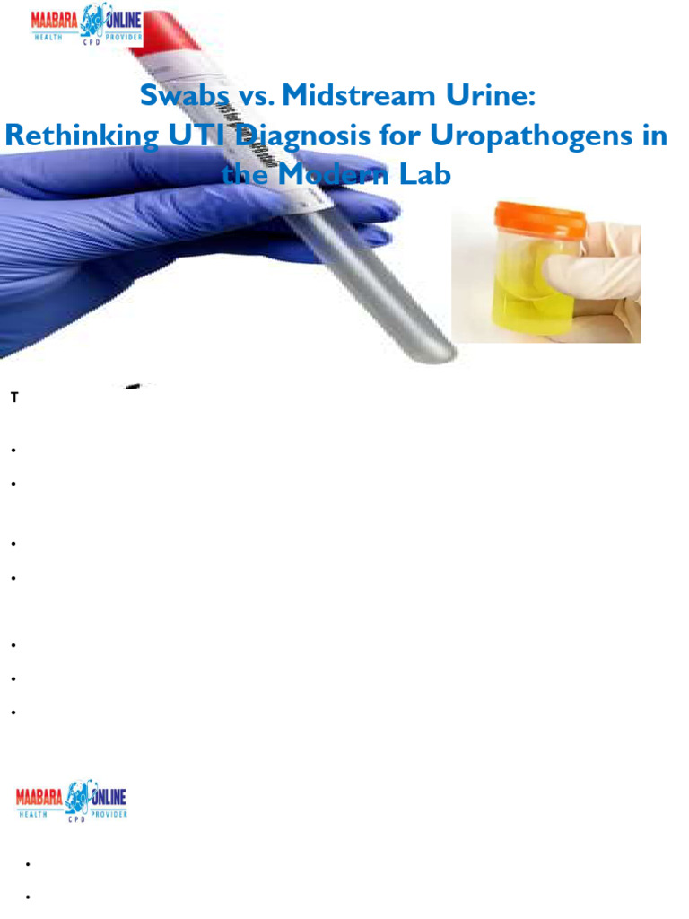 Maabara oline_Swabs vs. Midstream Urine_celestine_25-11-2025 | PDF ...