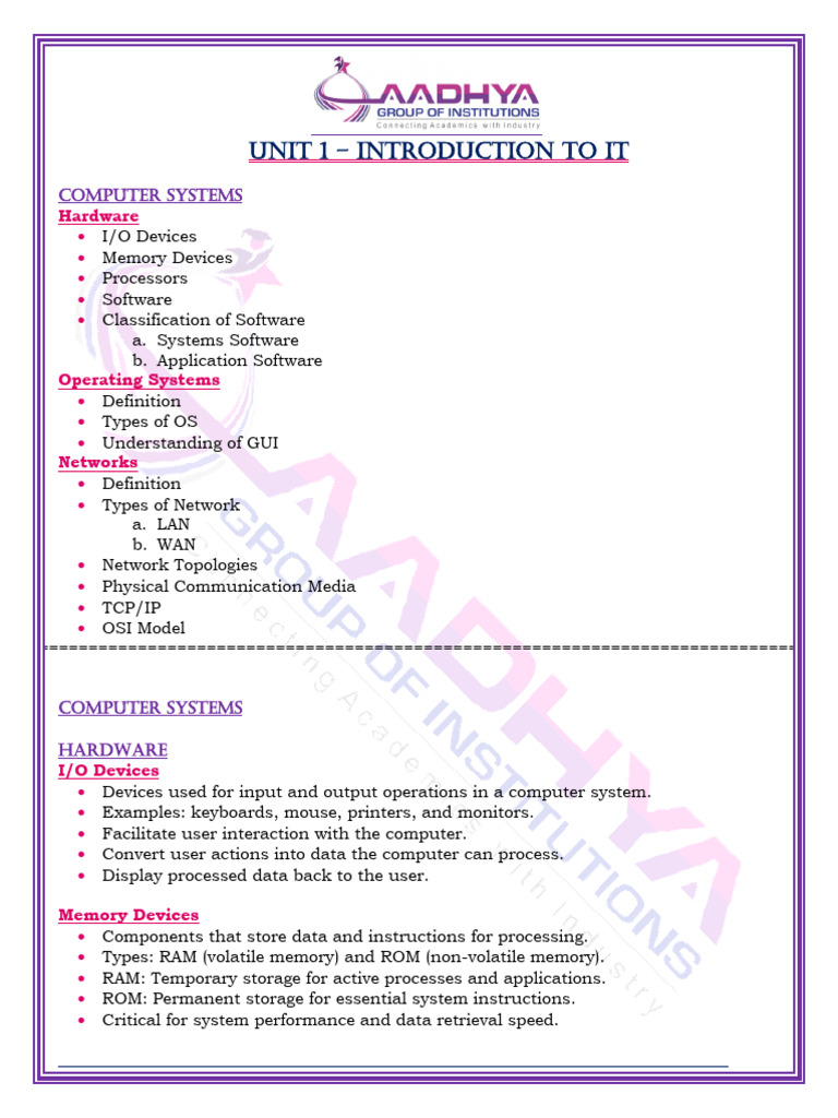 BBA 3 - IIT - U1 | PDF | Computer Network | Network Topology