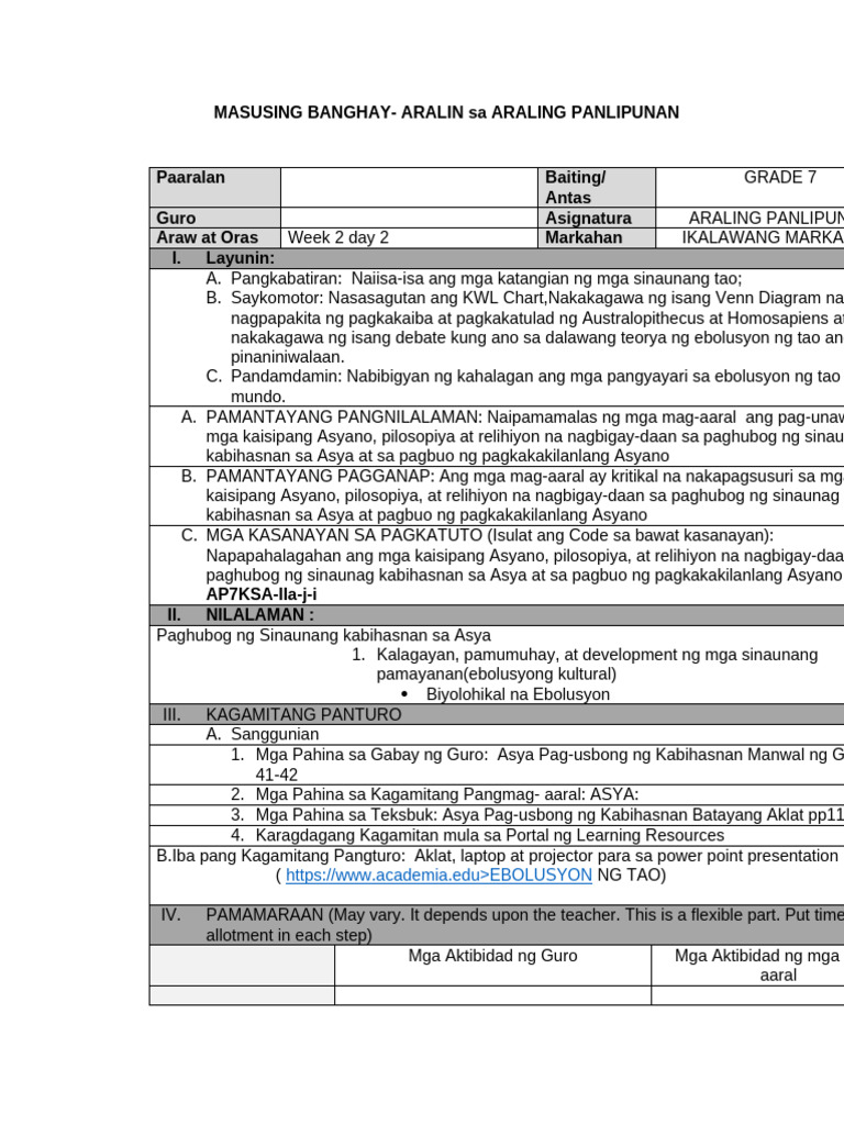 DLP AP 7 Week 2 Day 2 | PDF
