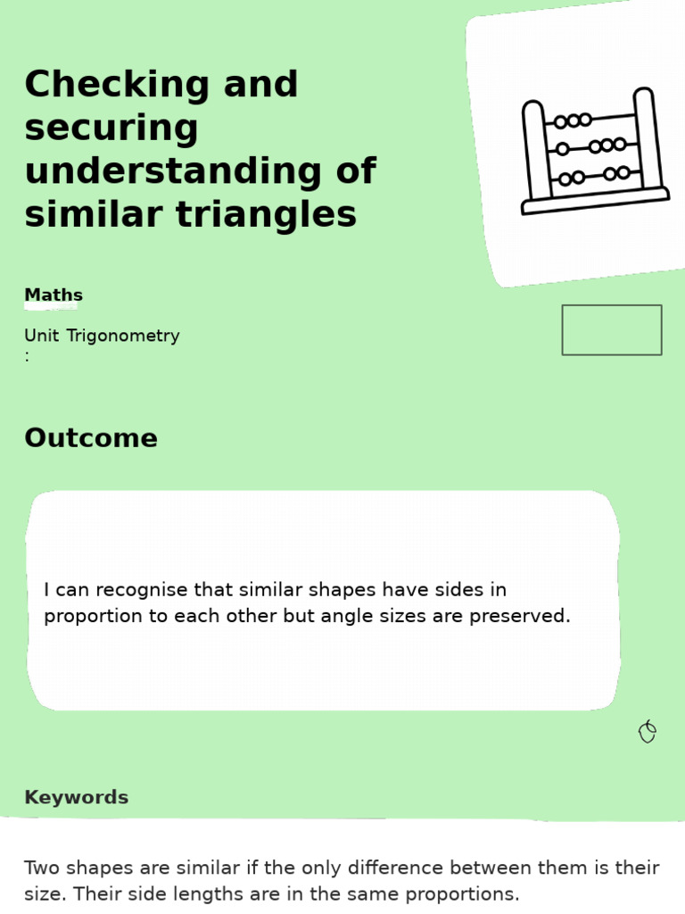 Similarity and Congruency | PDF | Shape | Triangle