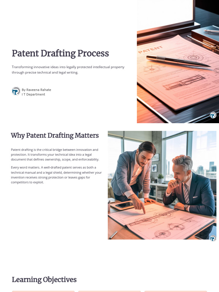 Patent Drafting Essentials Guide | PDF | Patent | Prior Art