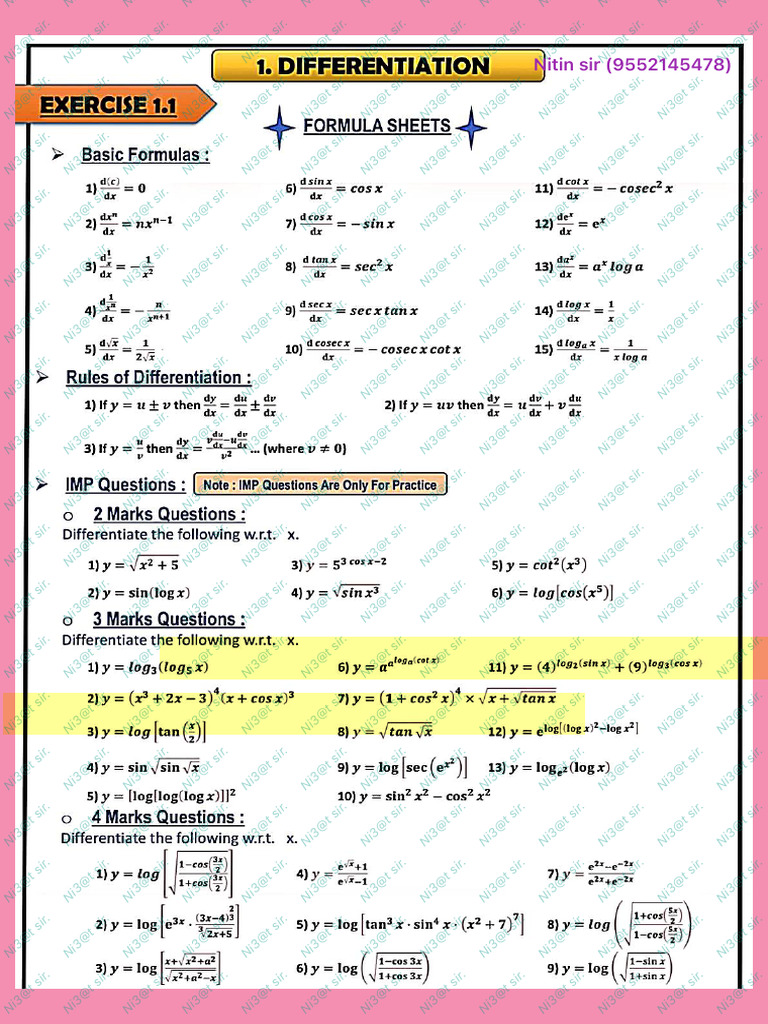 Derivative (Part-2) | PDF