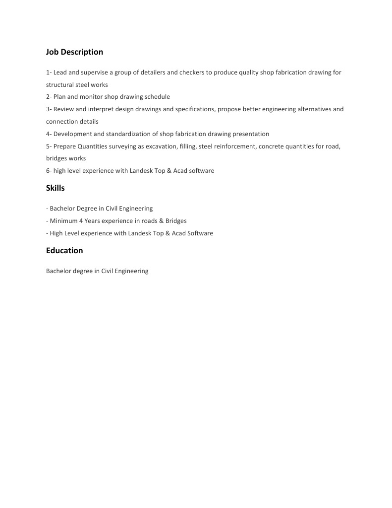 Job Description | PDF