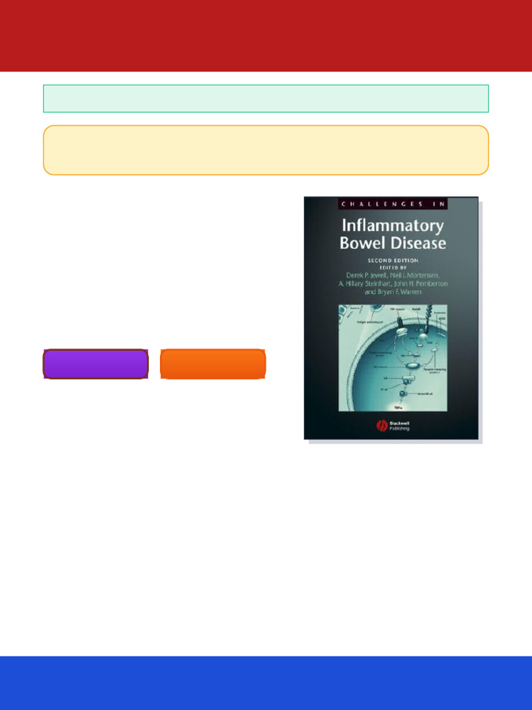 Challenges in Inflammatory Bowel Disease Second Edition Derek P. Jewell ...