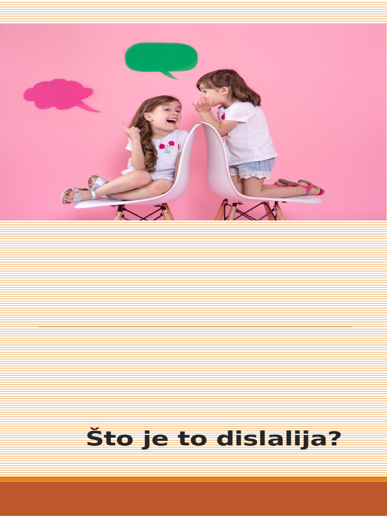 Što Je Dislalija | PDF