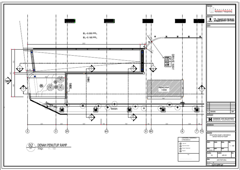 U Residence Ramp Cover Plan Drawing | PDF