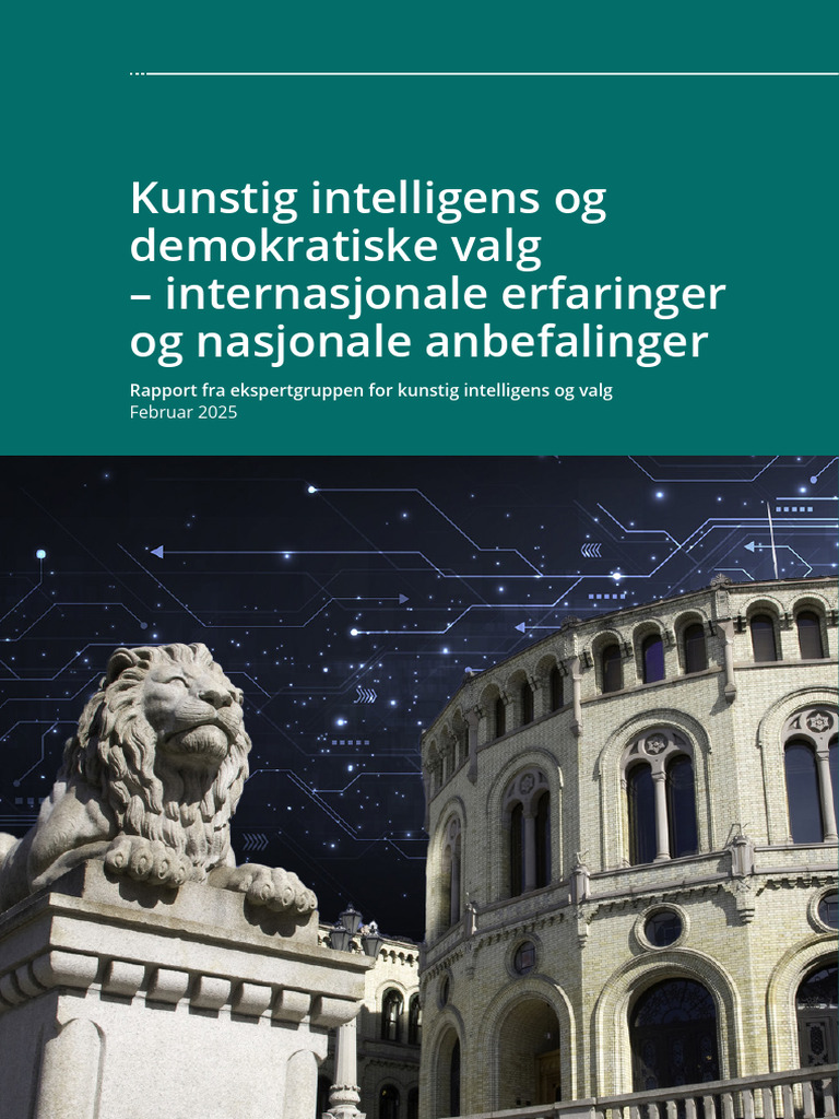 Kunstig Intelligens Og Demokratiske Valg | PDF