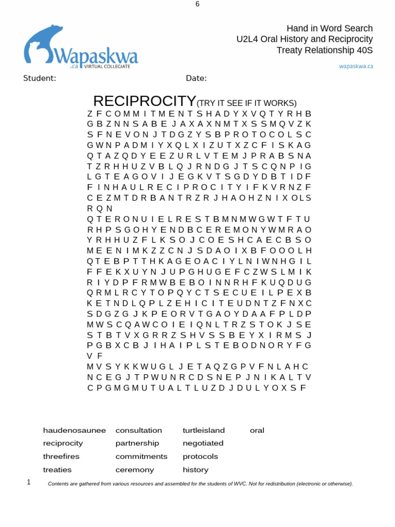 TR40S - U2L4 - Hand in Word Search 1 | PDF