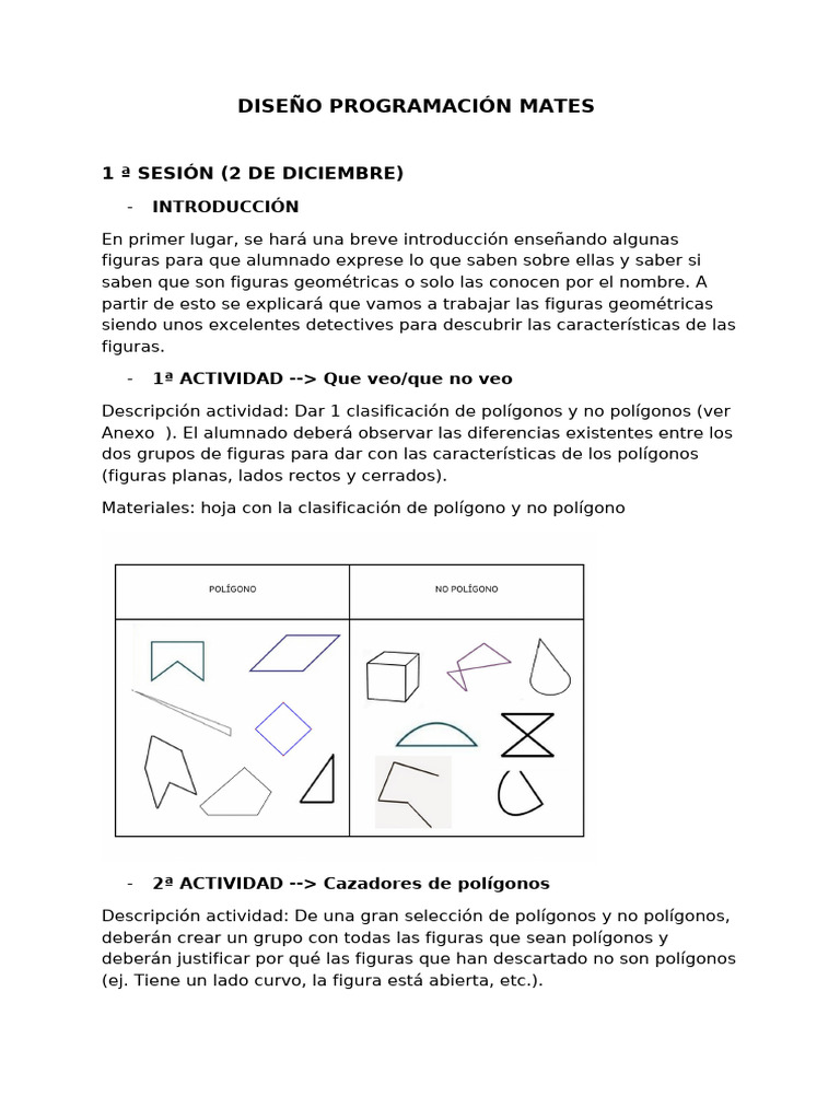 Diseño Programación Mates | PDF | Polígono | Triángulo