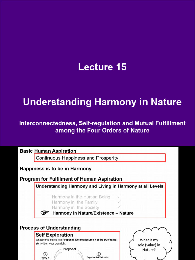 HARMONY IN NATURE-1 | PDF | Nature
