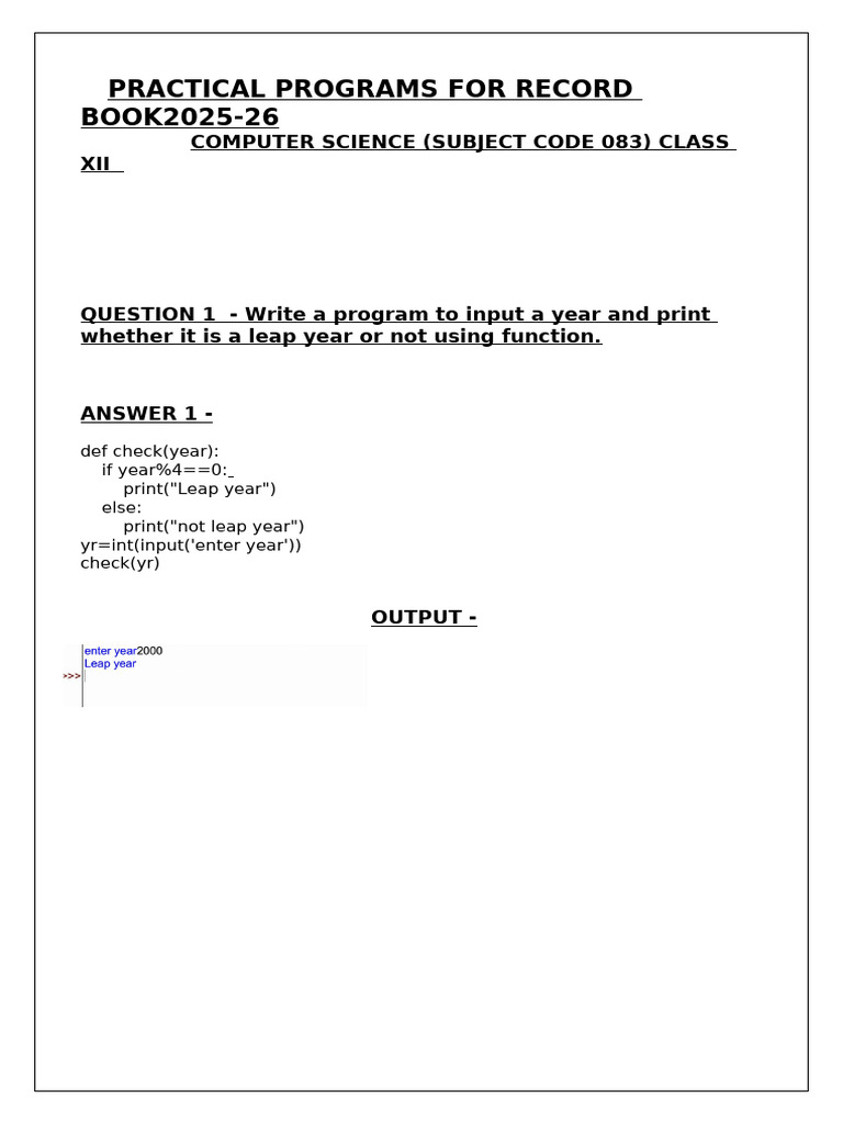 Practical Record Book[1] (3) | PDF | Password | Comma Separated Values