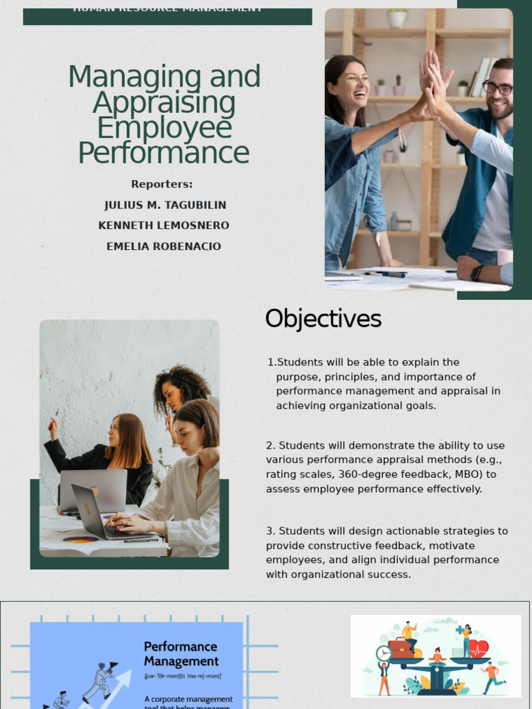Group 6 Managing and Appraising Employee Performance | PDF ...