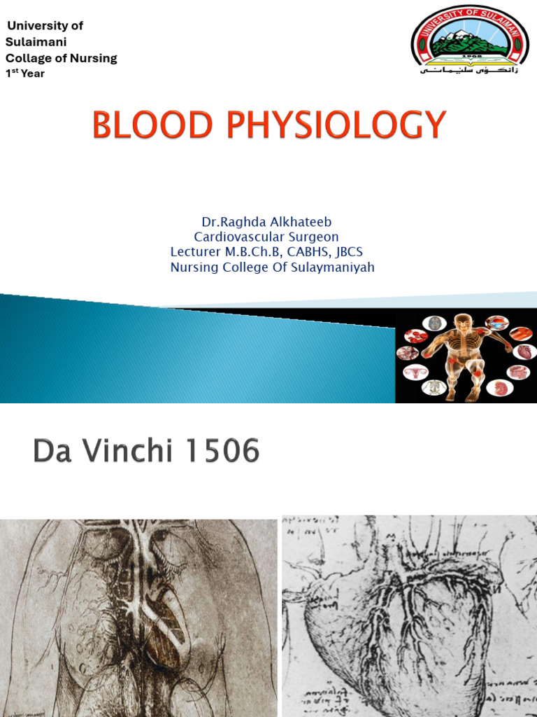 Physiology Lectures For Nursing Students | PDF | Coagulation | Bleeding