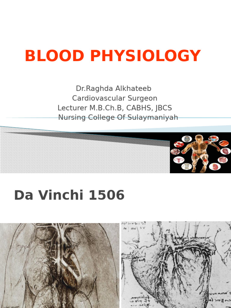 Blood Lecture | PDF | Platelet | Coagulation