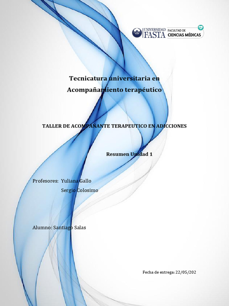 Resumen de Unidad 1 | PDF | Drogas | Dopamina